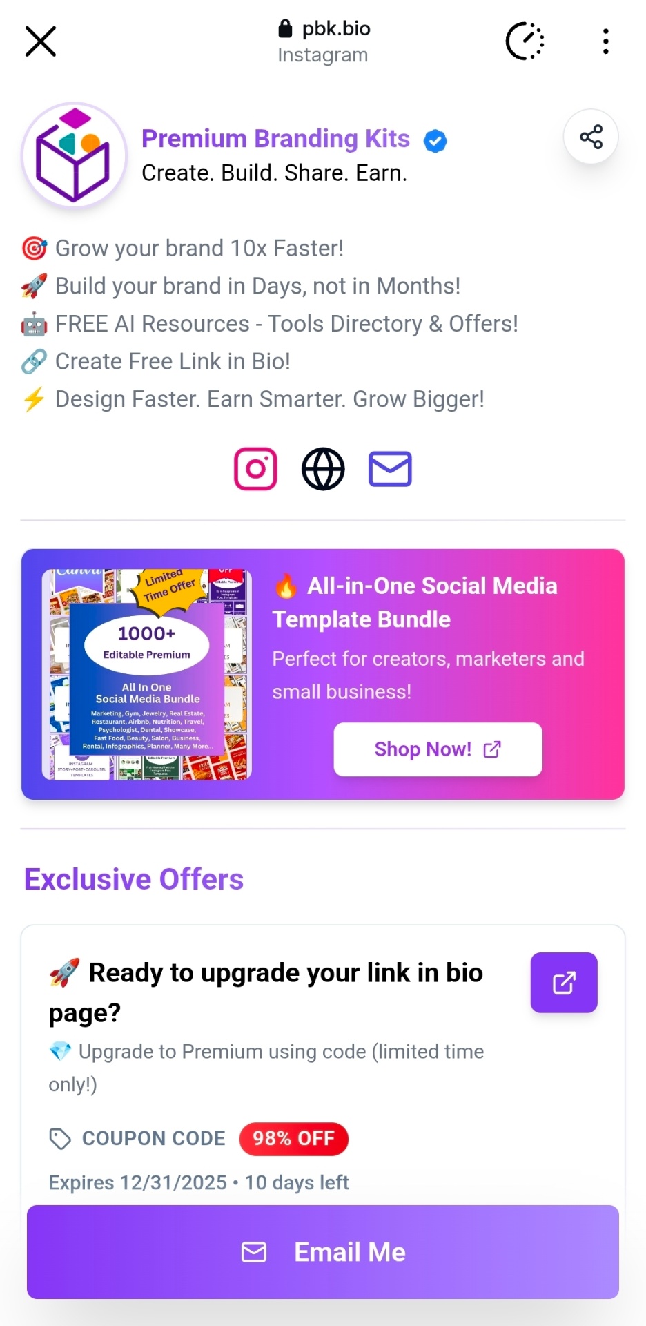 Premium Branding Kits - Boost Your Brand in Minutes | AI Tools ...